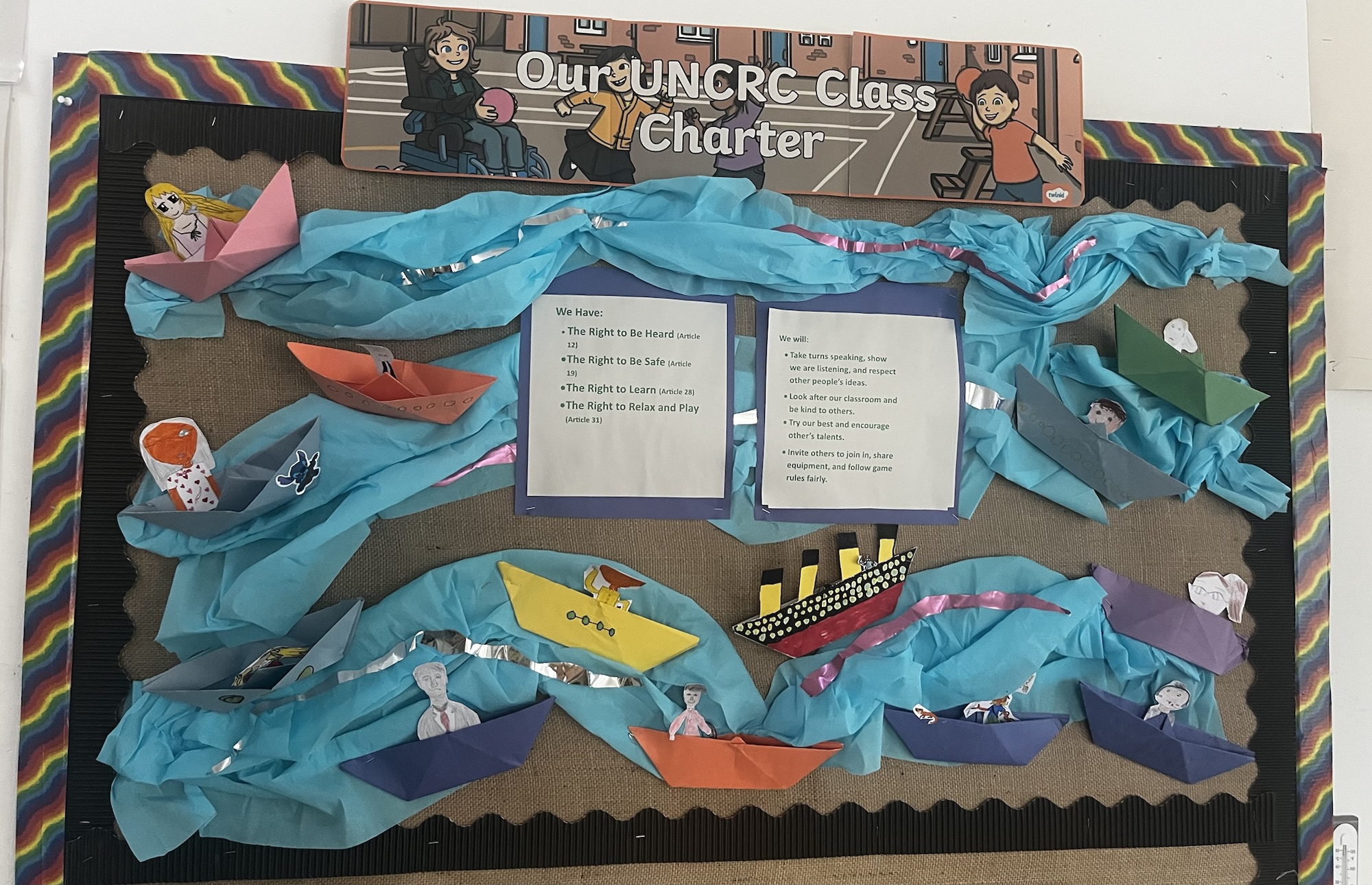 P5 start their first term off well with their UNCRC informed class ...